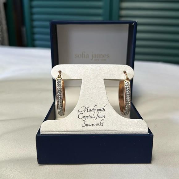 sofia james | Jewelry | Sofia James Hoop Earrings Formal | Poshmark